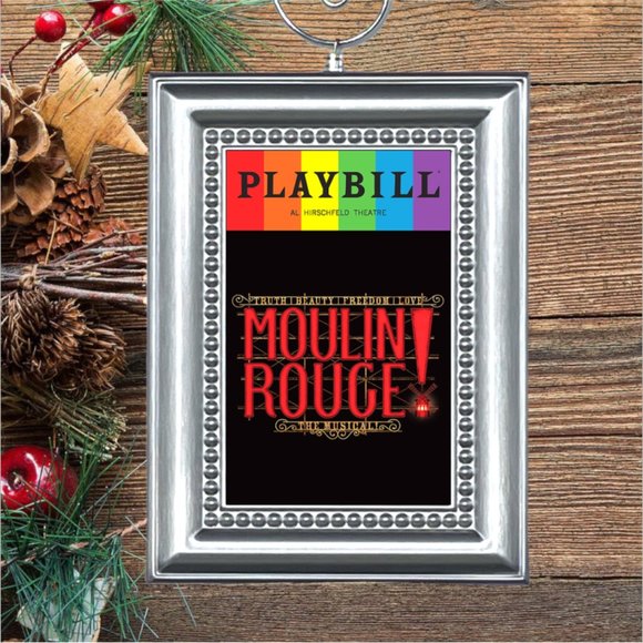 Holiday | Moulin Rouge Broadway Musical Playbill Christmas Tree ...